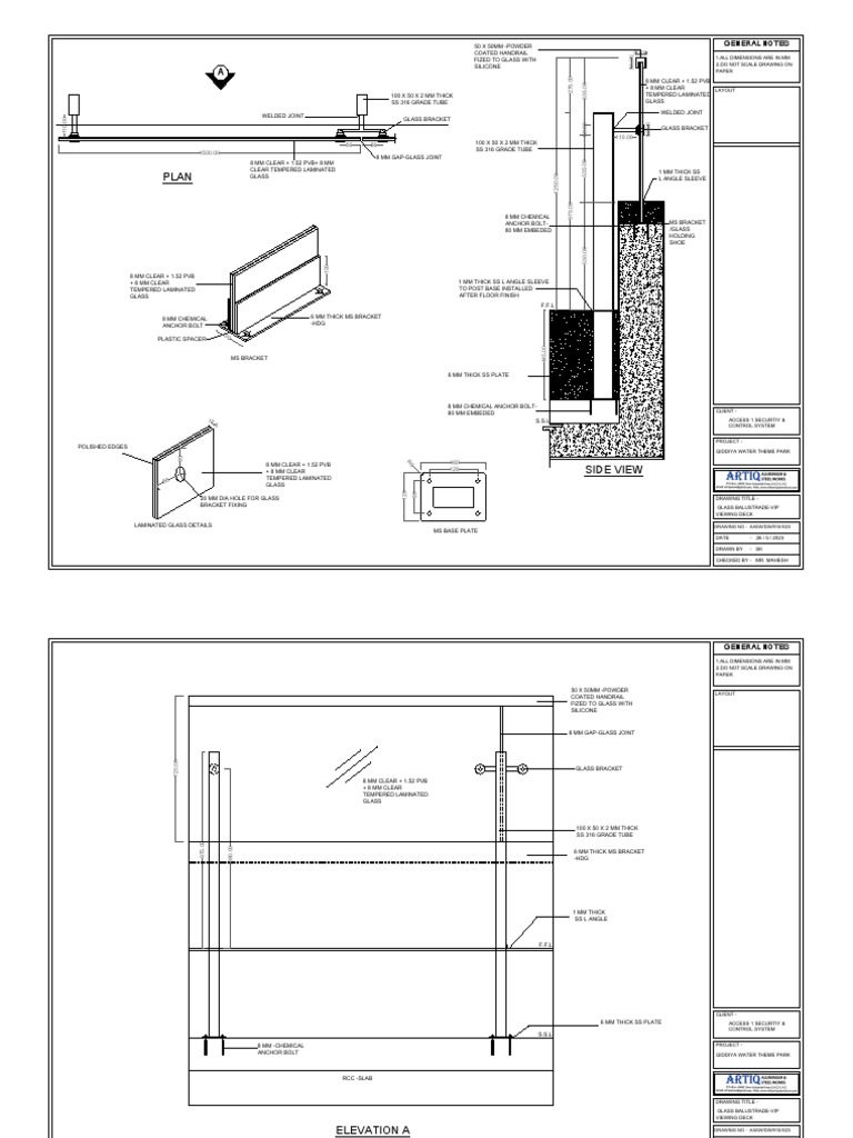 Glass Handrail - Vip Viewing Desk | PDF | Industrial Processes | Glass ...