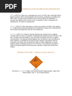 Clasificación de Cargas Peligrosas IMO | PDF | Desintegración ...