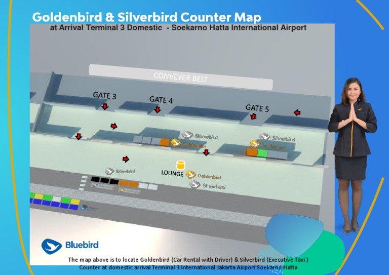 Map Goldenbird Terminal 3 Soetta | PDF