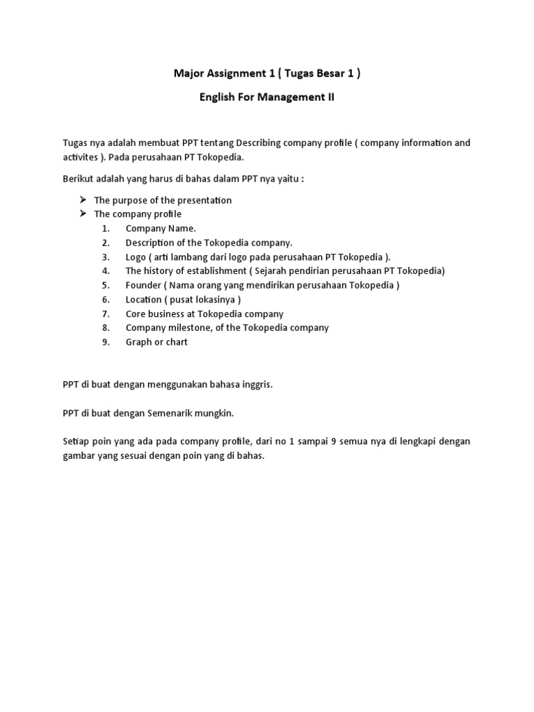 Tugas English For Management 2 | PDF