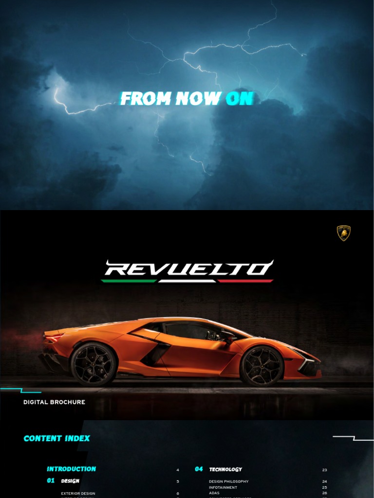 LB744 Revuelto Digital Brochure 01 | PDF | Engines | Hybrid Vehicle