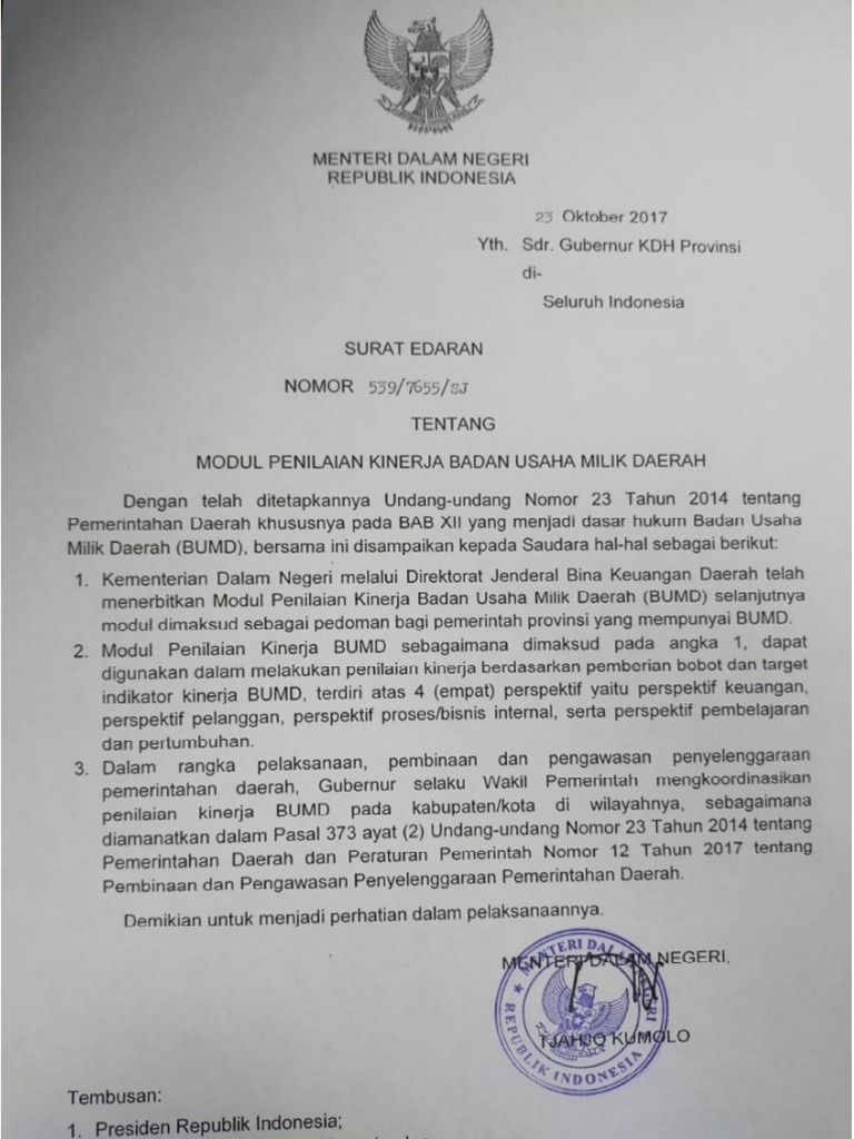 2017 - SE Mendagri - No 539-7655-SJ - Tahun 2017 - Modul Penilaian ...
