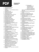 Mga Halimbawa NG Layunin | PDF