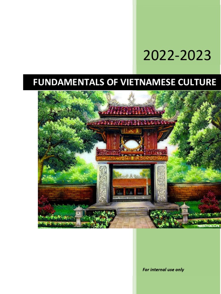 Vietnamese Culture: Key Lessons Overview | PDF | Vietnamese People ...