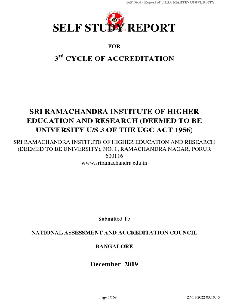 Sri Ramachandra | PDF | Hospital | University