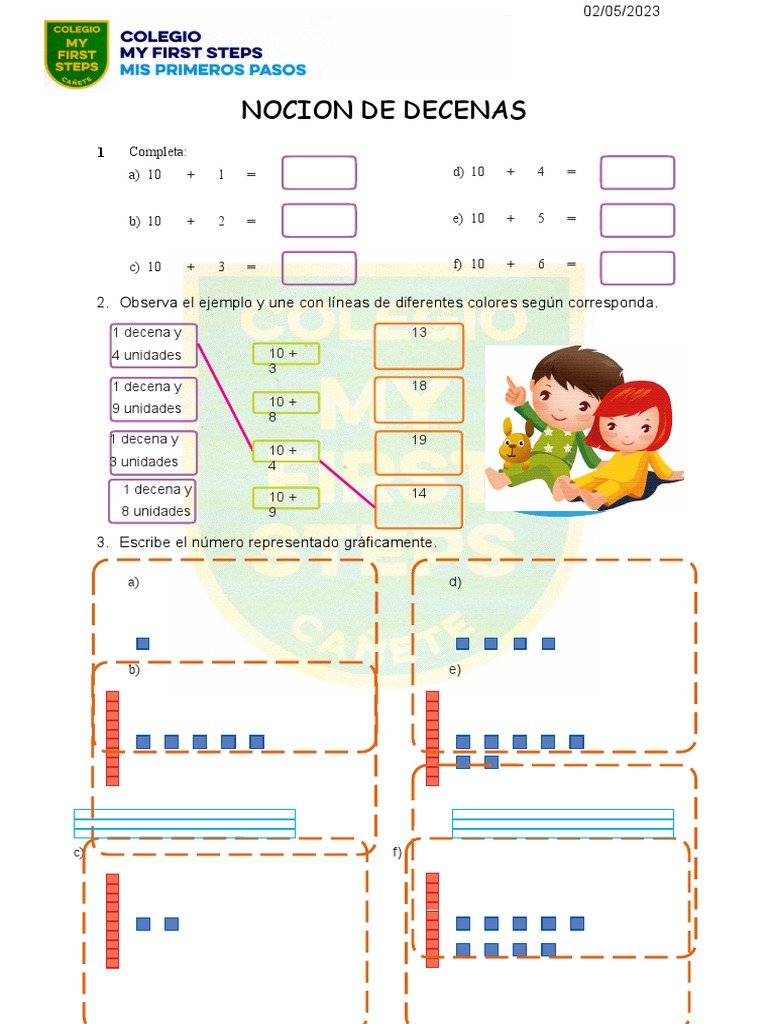 Nocion de Decenas | PDF