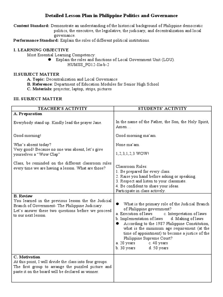 Roles&functions of Lgu | PDF | Governance | Justice