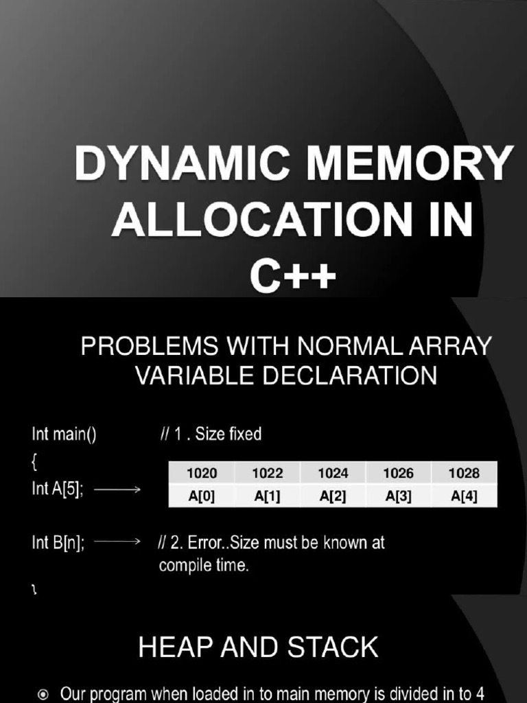 Dynamic Memory Allocation 2 Pdf