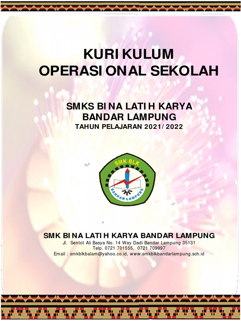 Dokumen KOS SMK BLK | PDF