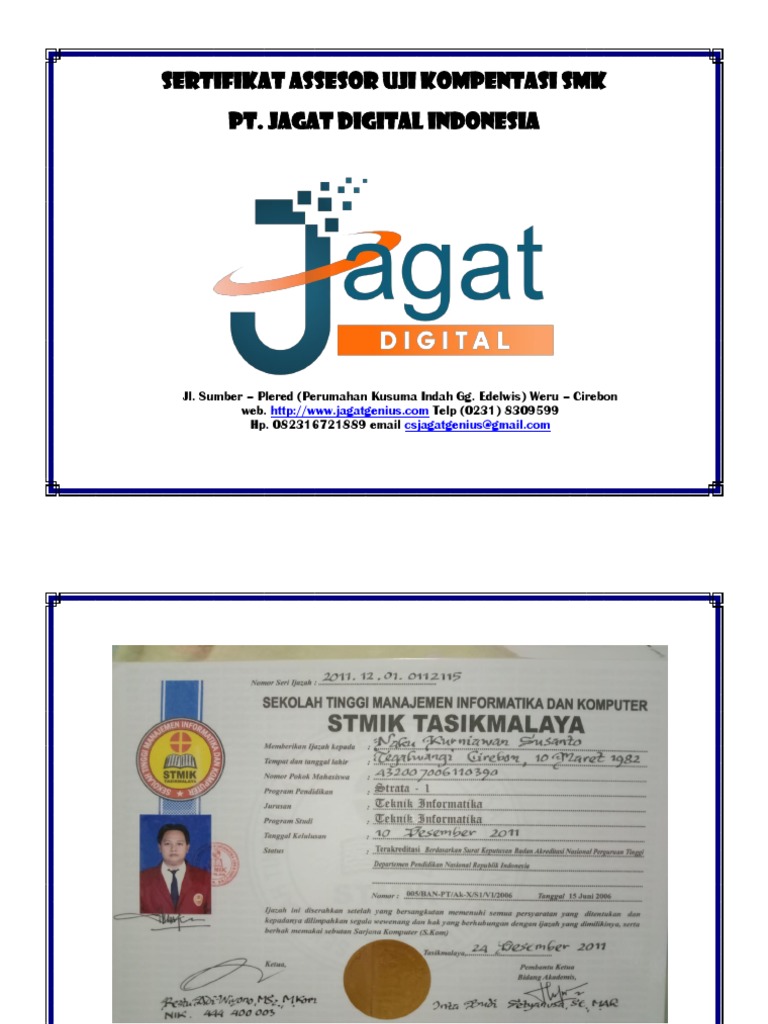 Assesor PT. Jagat Digital | PDF
