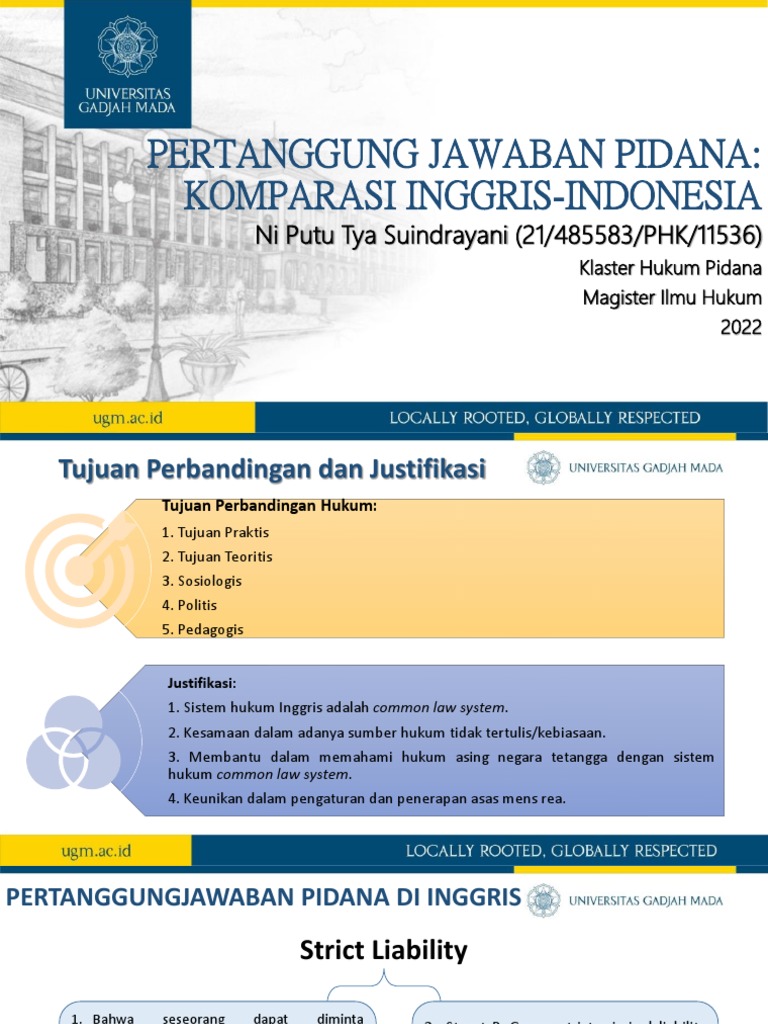 PHP Tanggung Jawab Pidana Inggris-Indonesia | PDF | Hukum