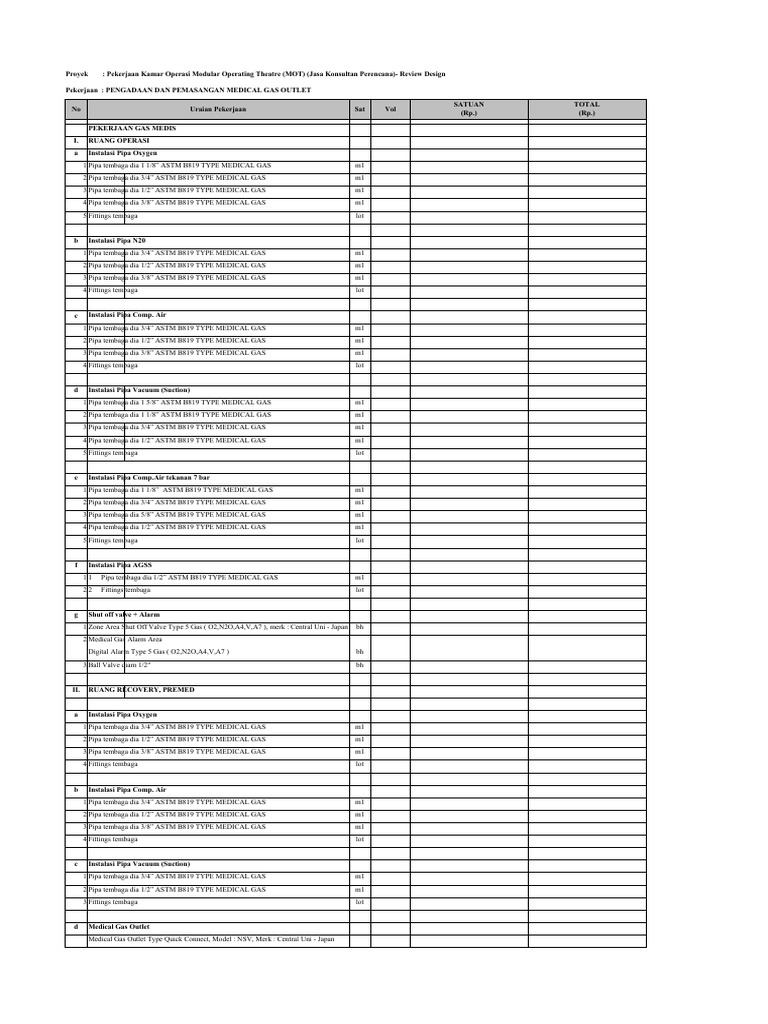 Rab Pek Medical Gas | PDF | Turbomachinery | Chemical Industry