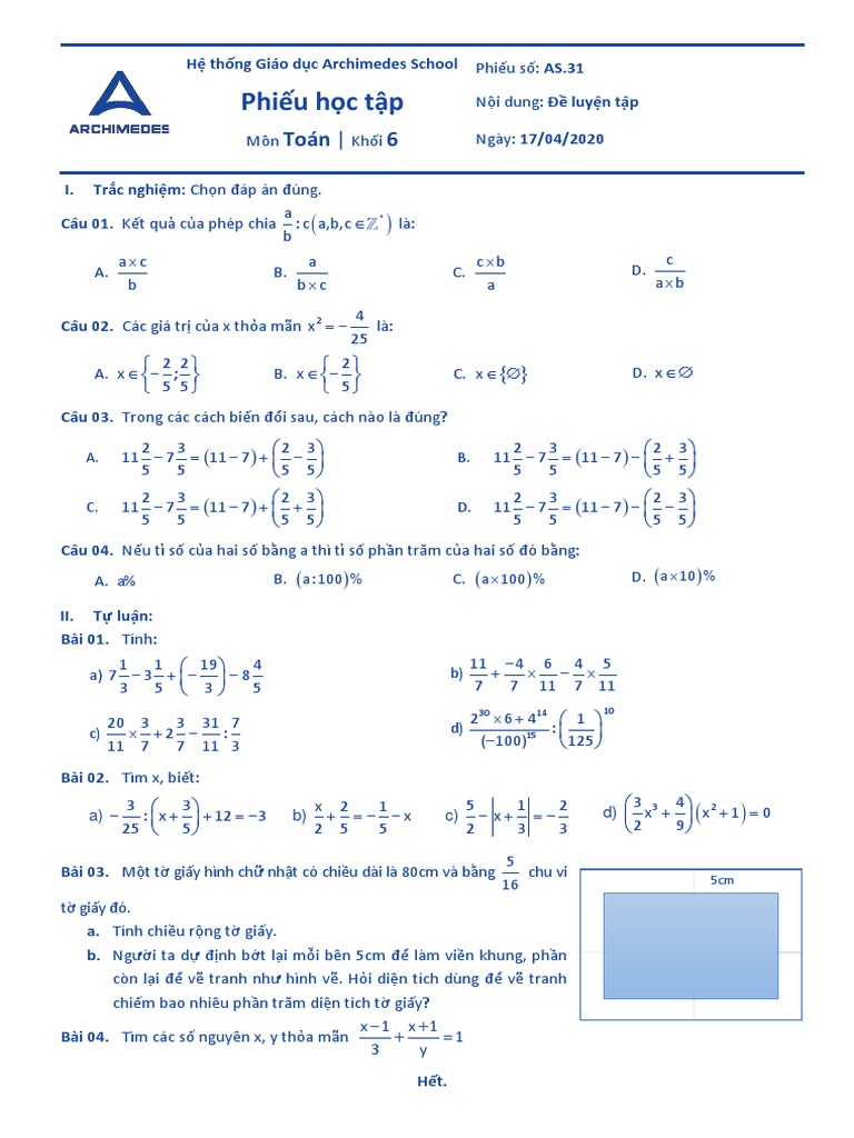AS PHT T06 Phieuso31 | PDF