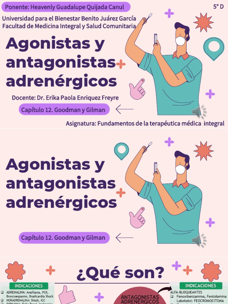 Agonistas y Antagonistas Adrenérgicos_Farmacología | PDF | Fisiología ...