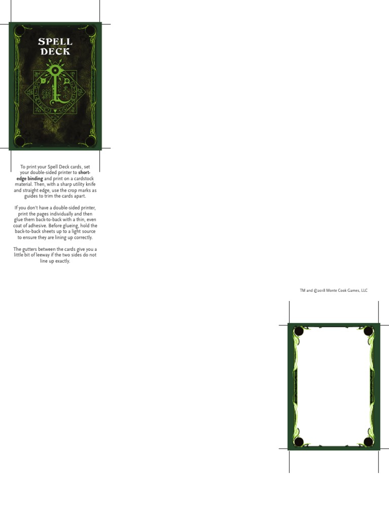 Invisible Sun - Book M - Spell Cards_Self-Print [2018!09!05] | PDF