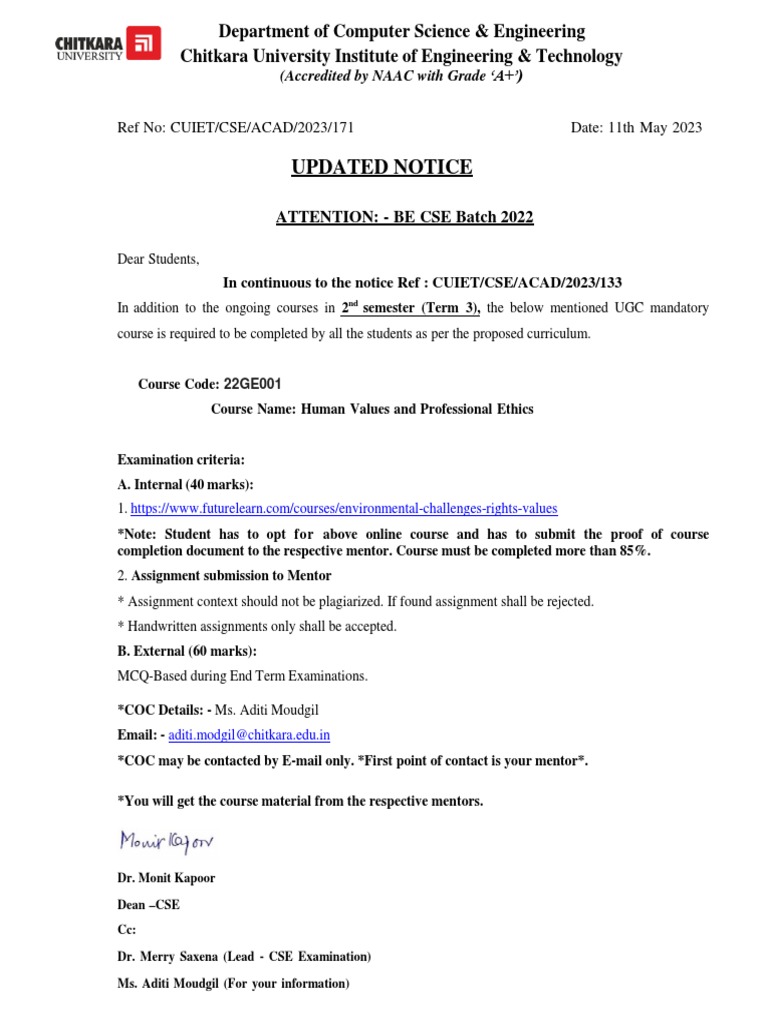 Updated Human Resource Notice 2022 Batch (1) | PDF