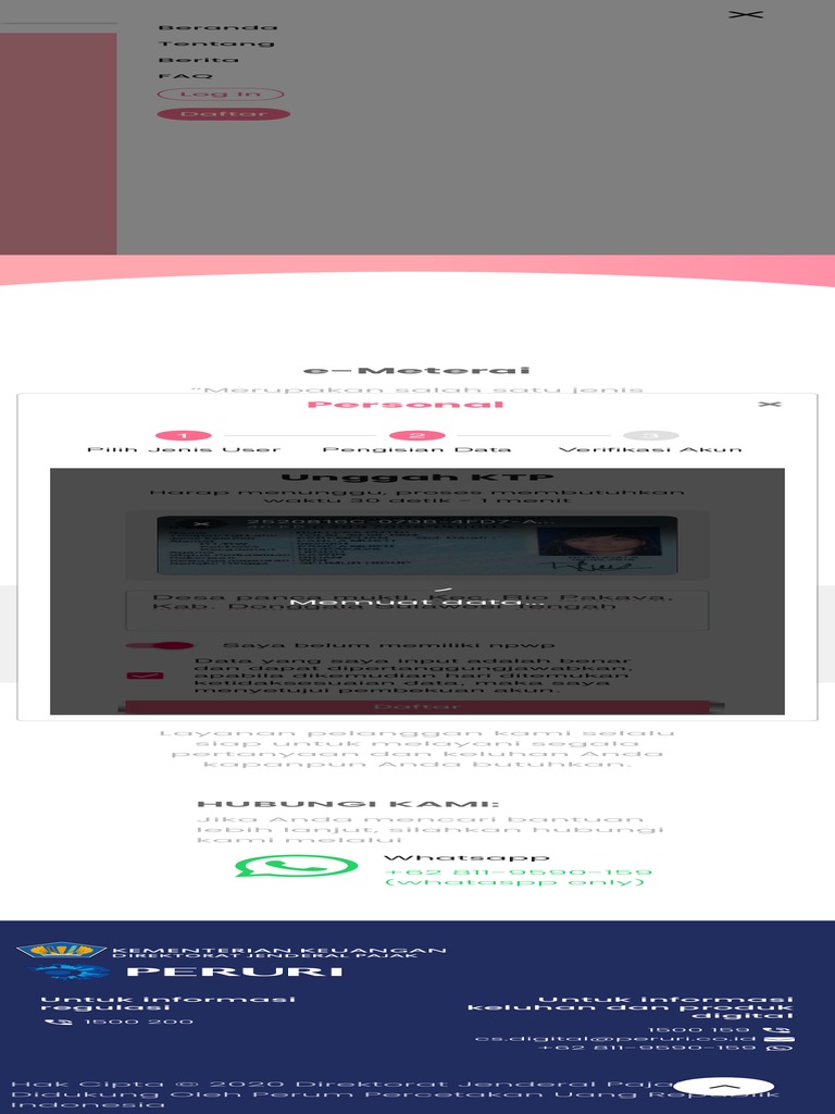 Panduan e-Meterai untuk Masyarakat | PDF