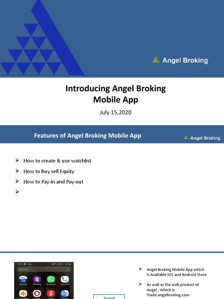 Angel Mobile App | PDF