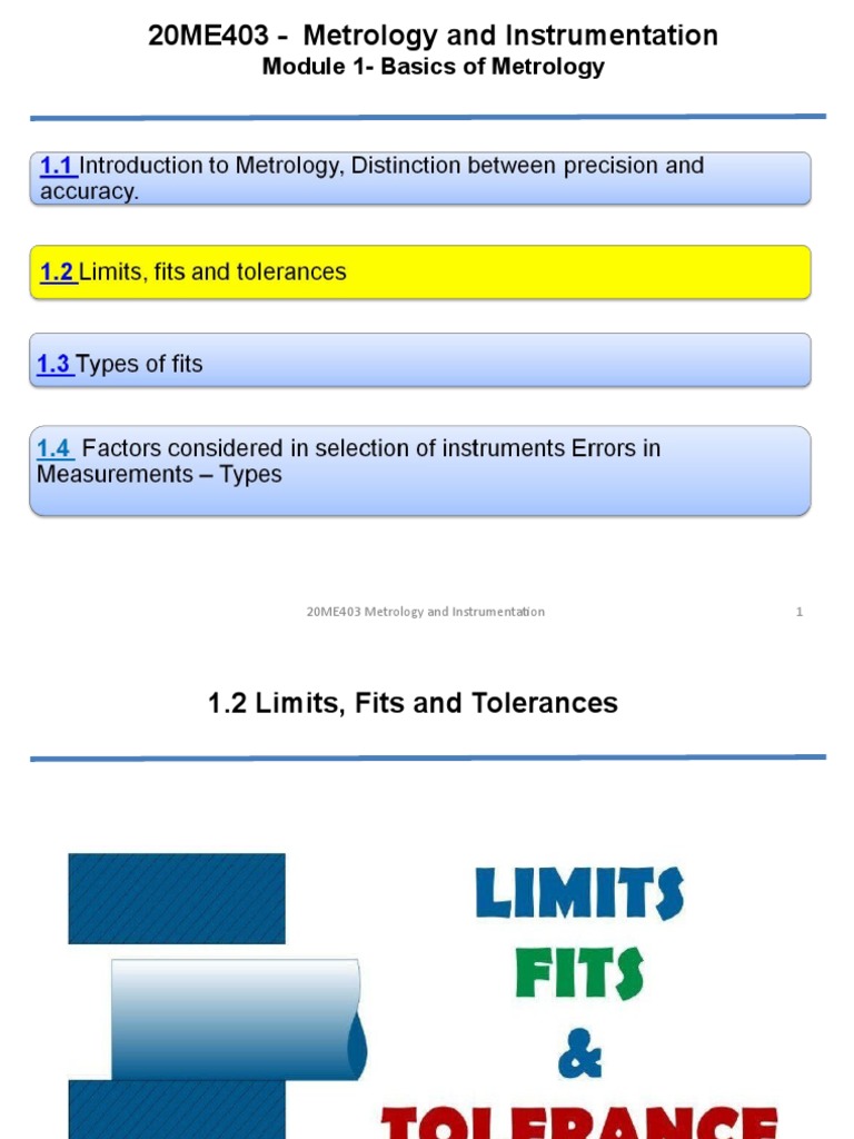 Iimits & Fits | Download Free PDF | Engineering Tolerance | Engineering