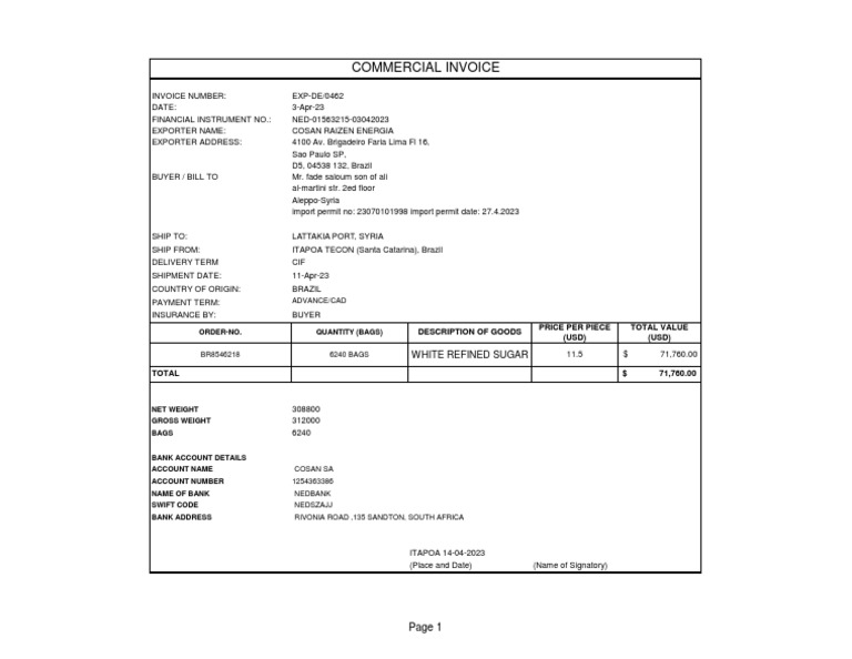 Draft - Invoice | PDF