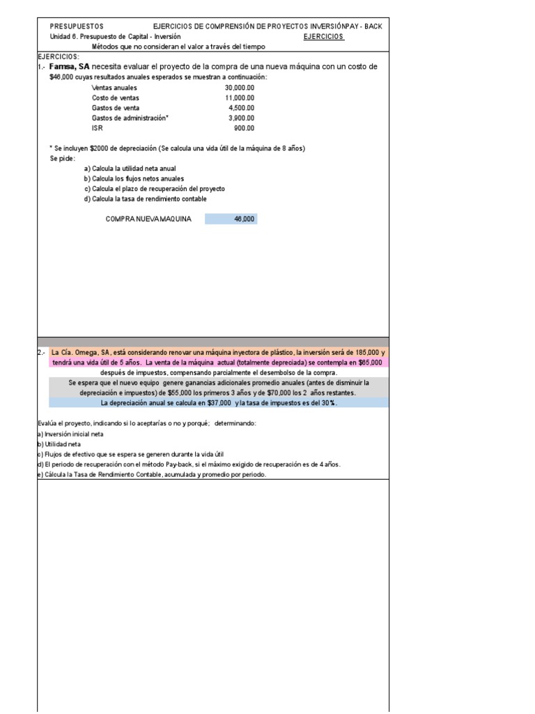 3 Ejer 1 Capital | PDF | Interés | Presupuesto