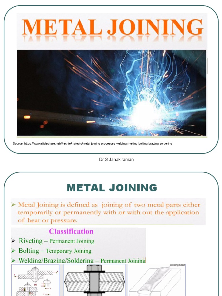 Metal Joining Processes Explained | PDF | Construction | Welding