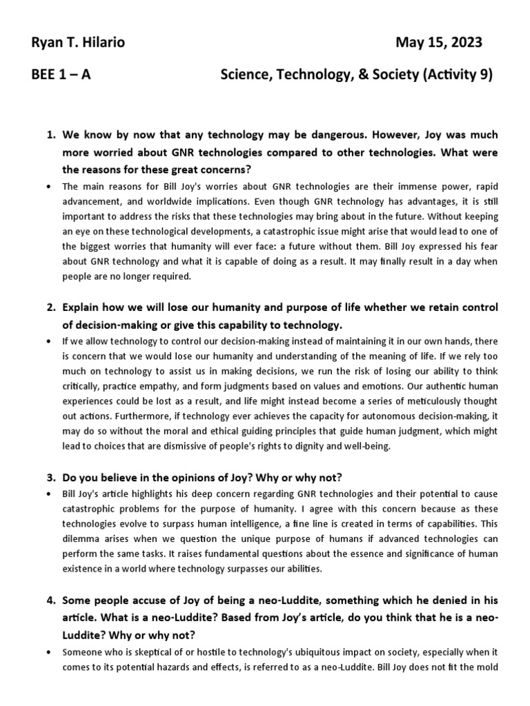 Activity 9 (Module 9) | PDF