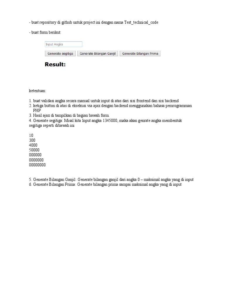 Repository GitHub untuk Proyek Validasi Angka | PDF