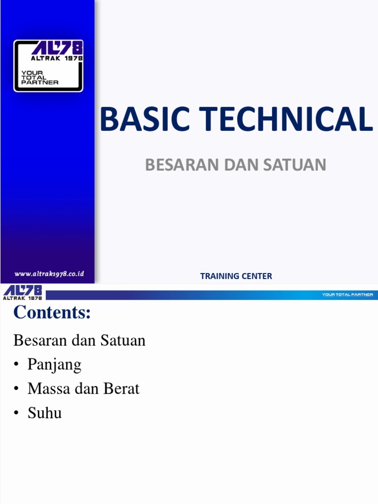 Basic Technical 1 | PDF