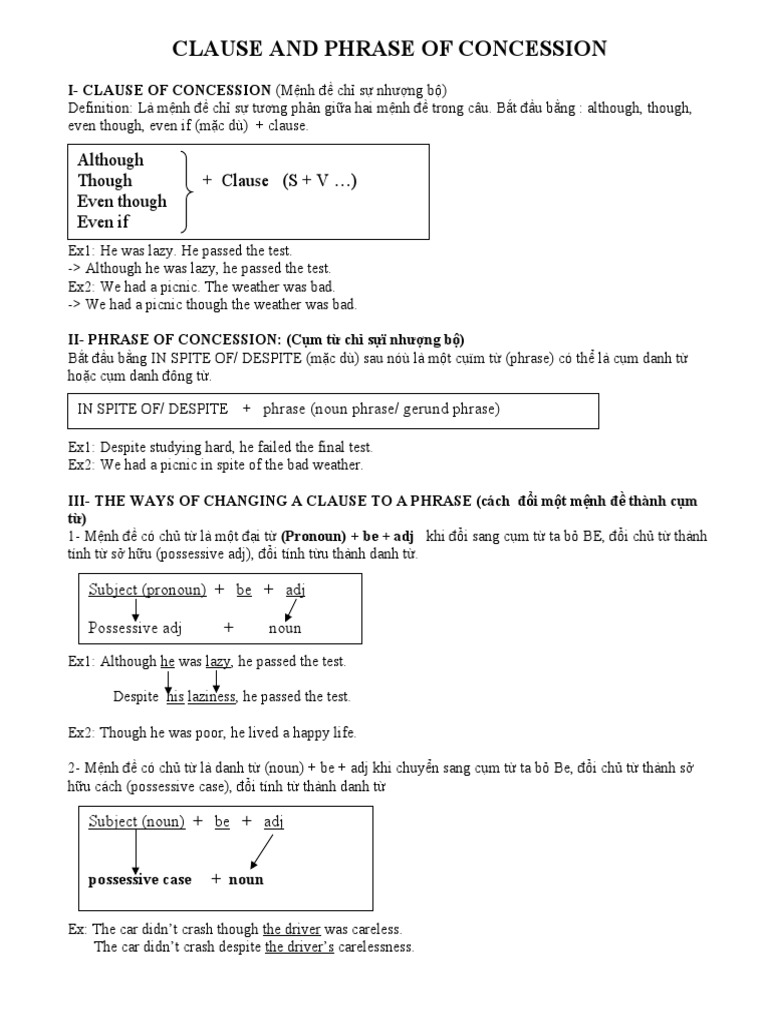 Although - Because | PDF