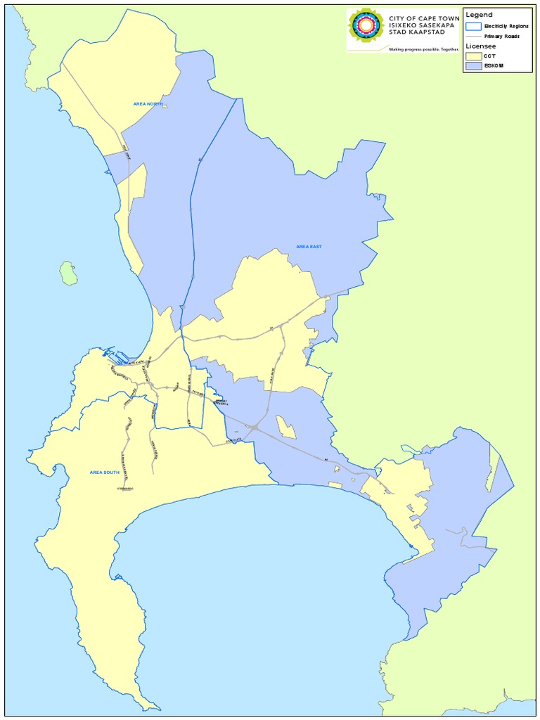 Electricity Distribution Areas Map | PDF