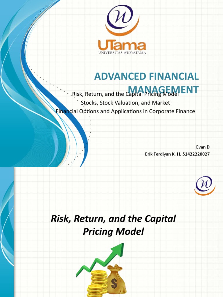 Risk, Return, and The Capital Pricing Model | PDF