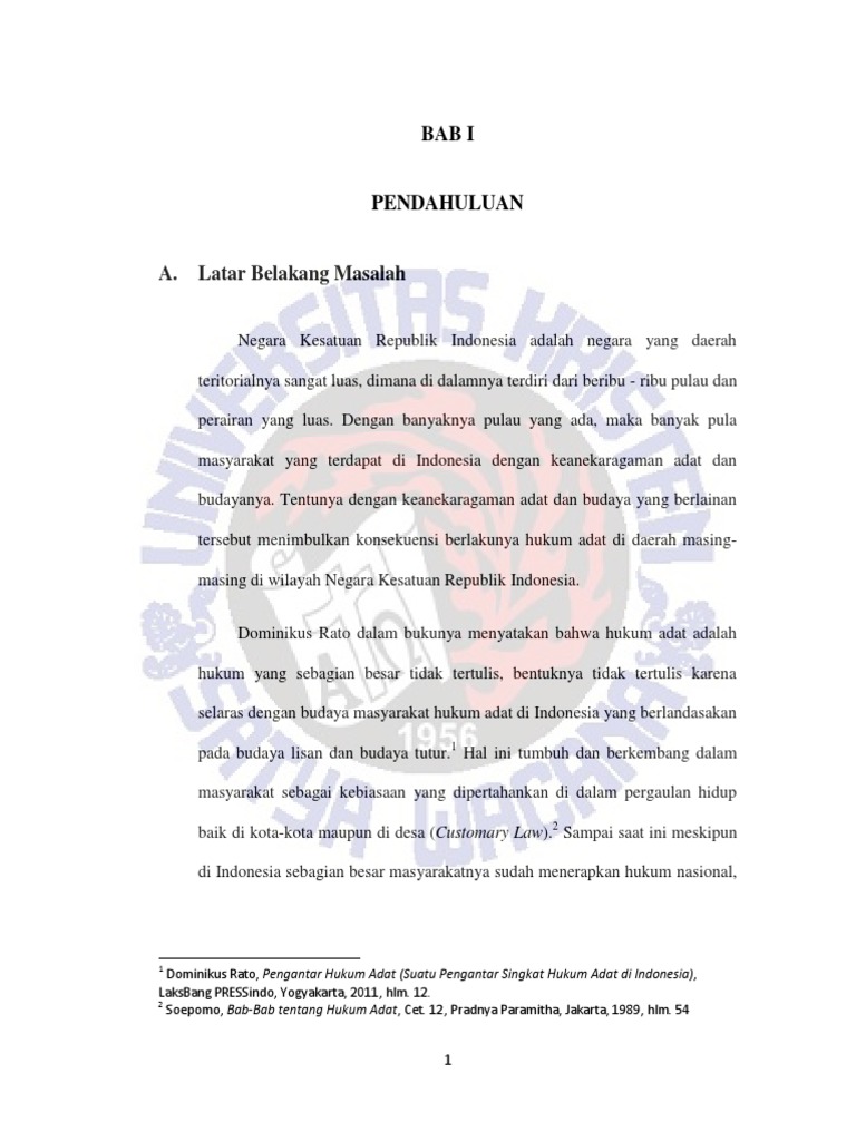 Bab I | PDF | Politik | Ilmu Sosial
