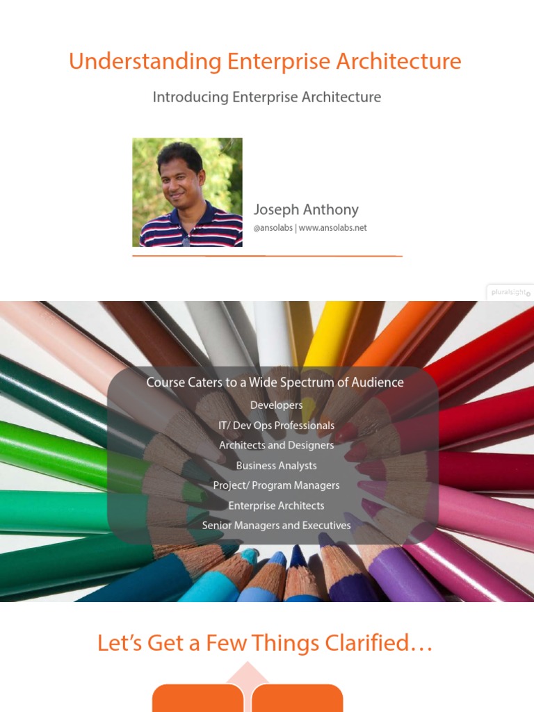 1 Understanding Enterprise Architecture m1 Slides | PDF | Enterprise Architecture | Cognitive ...