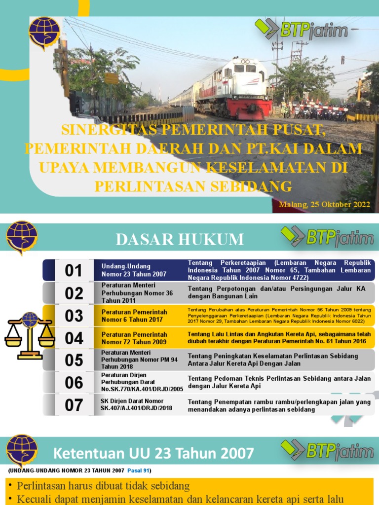 Paparan Peningkatan Keselamatan-Sinergitas BTP Jatim DG Pemda PT - KAI ...