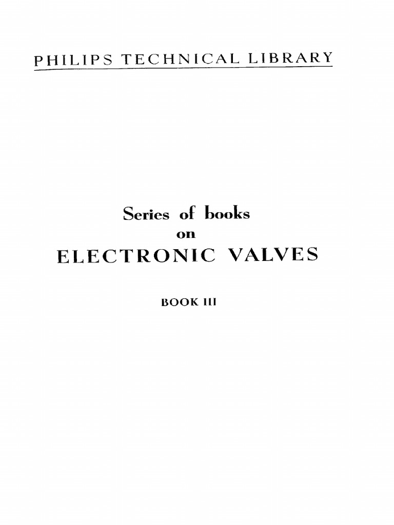 Philips ElectronicValves Book III - 1949 | PDF