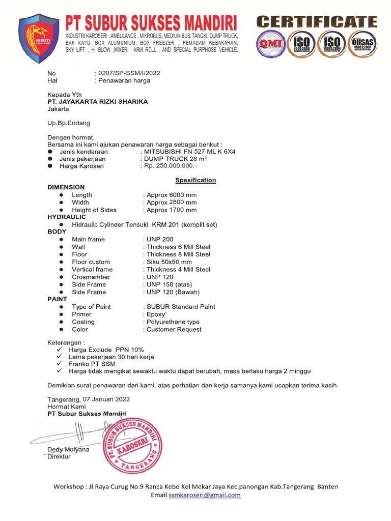 SPH 202.21 DUMP 28 M3 PT SDM BP | PDF