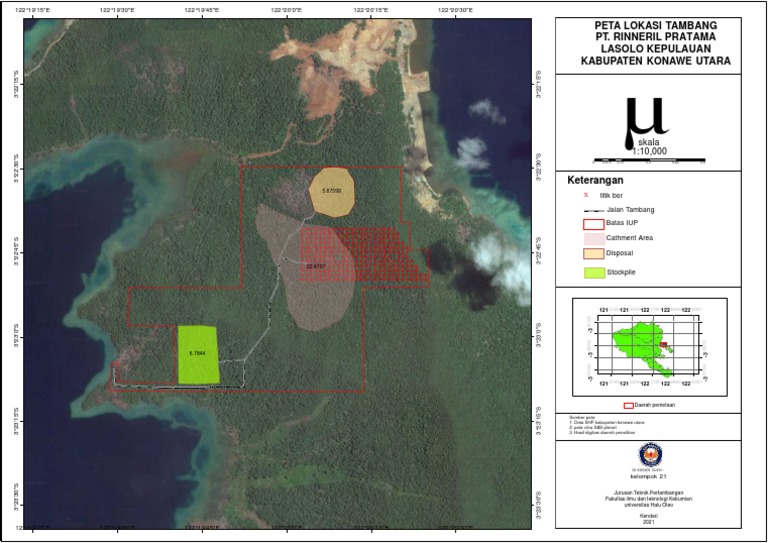 Peta Lokasi Tambang Lasolo | PDF