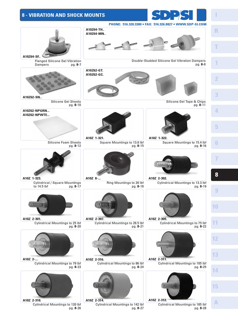 Vibration and Shock Mounts | PDF