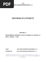 Method Statement Cladding | PDF | Wall | Building Engineering