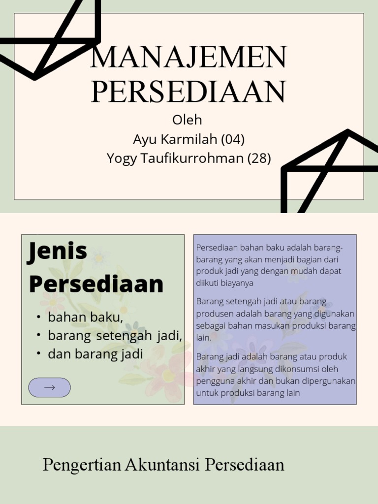 Manajemen Persediaan dan Metode EOQ | PDF