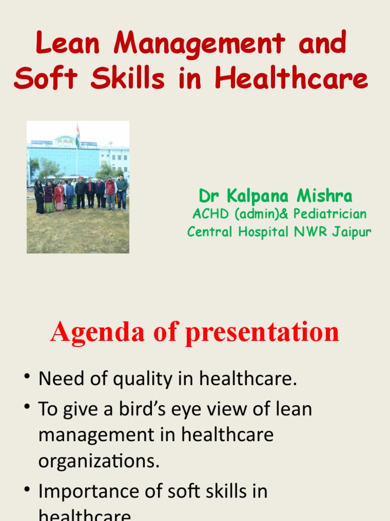 Lean Management and Soft Skills in Healthcare | PDF