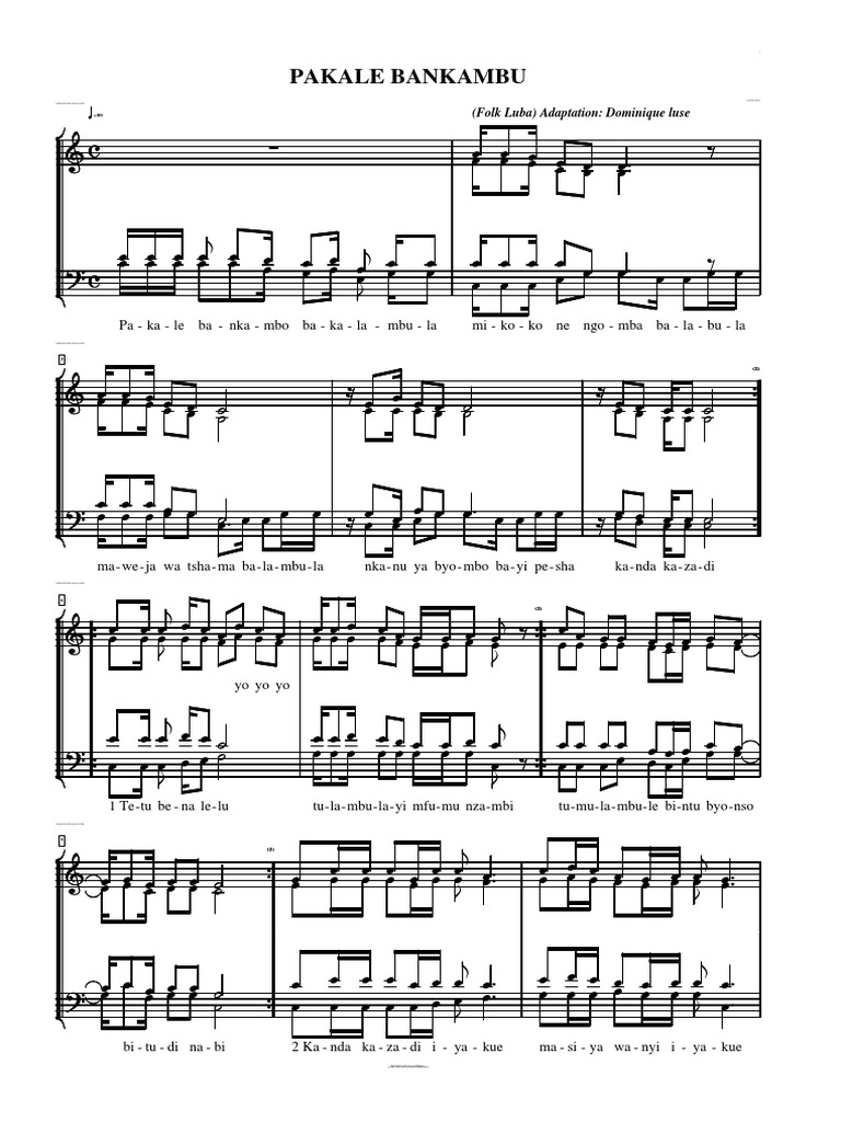 Pakale Bankambo | PDF