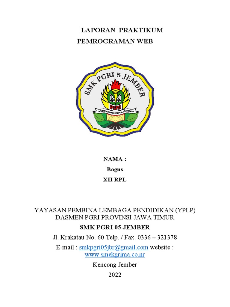 Web Programming Practicum Report | PDF | Computing | Information Technology Management