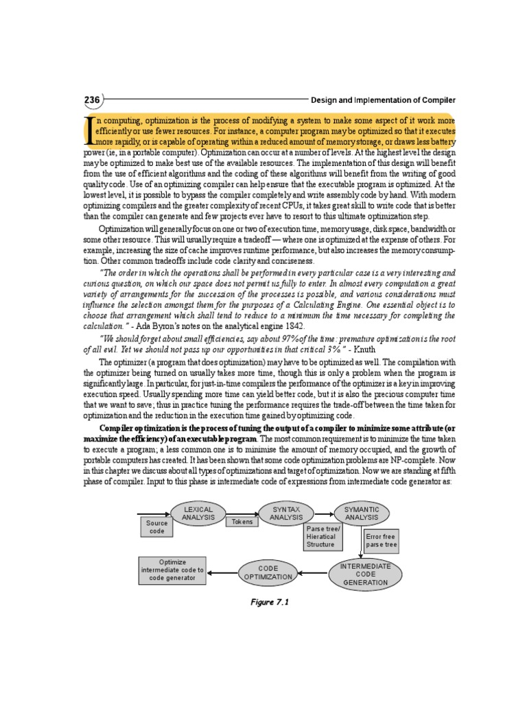 Compiler Optimization Pdf Program Optimization Computing