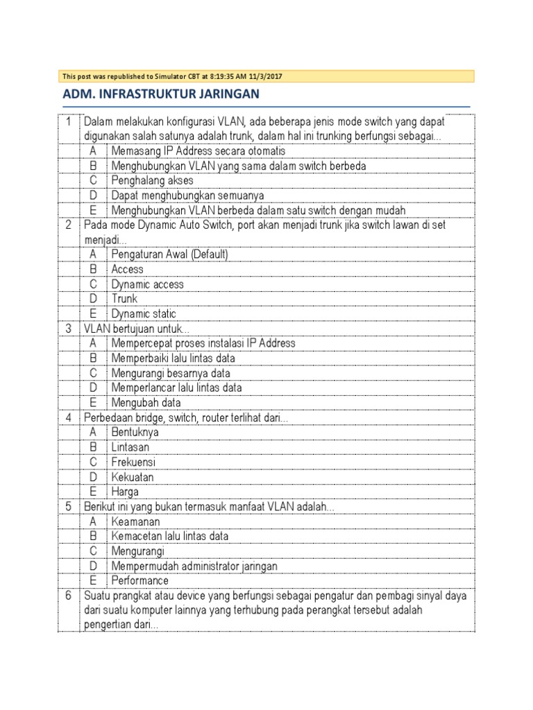 Format Soal PTS Ganjil 22 - AIJ | PDF