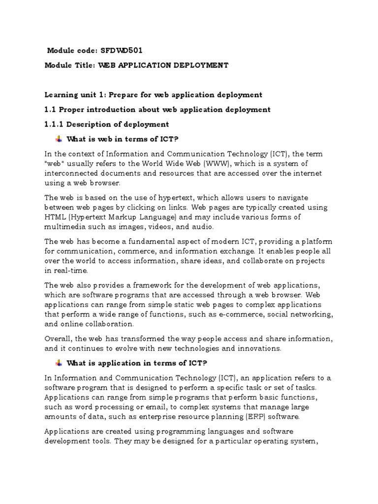 Web Application Deployment Pdf Virtualization Virtual Machine