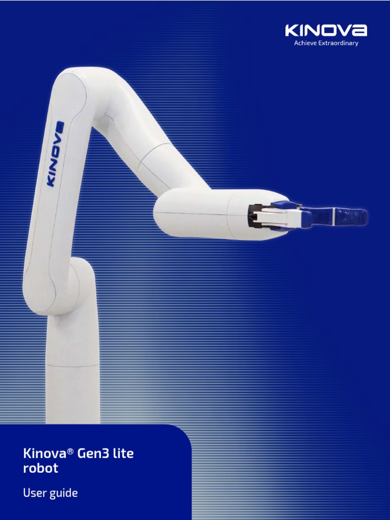 Gen3 Lite User Guide r03 | PDF | Robot | Robotics