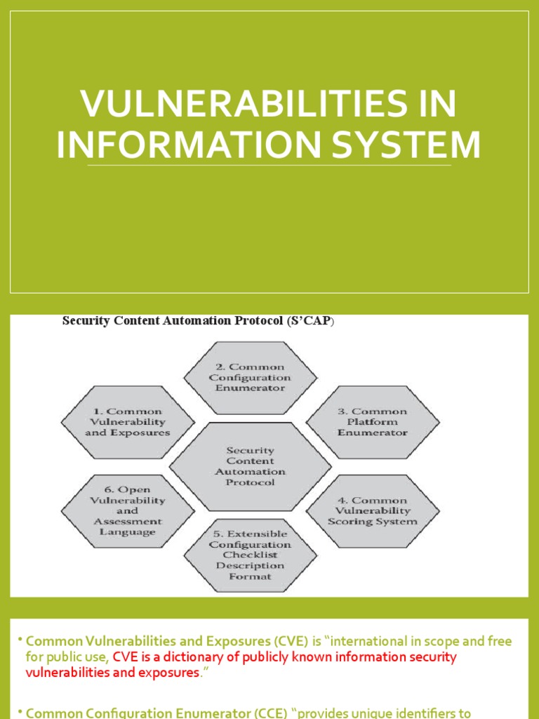 Vulnerabilities in Information System | PDF | Vulnerability (Computing) | Security