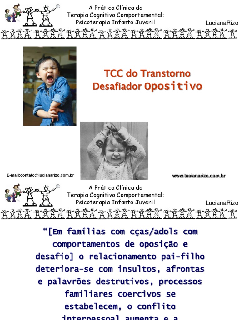 Curso Luciana Rizo Aula 3 - Tod | PDF | Psicoterapia | Distúrbio mental